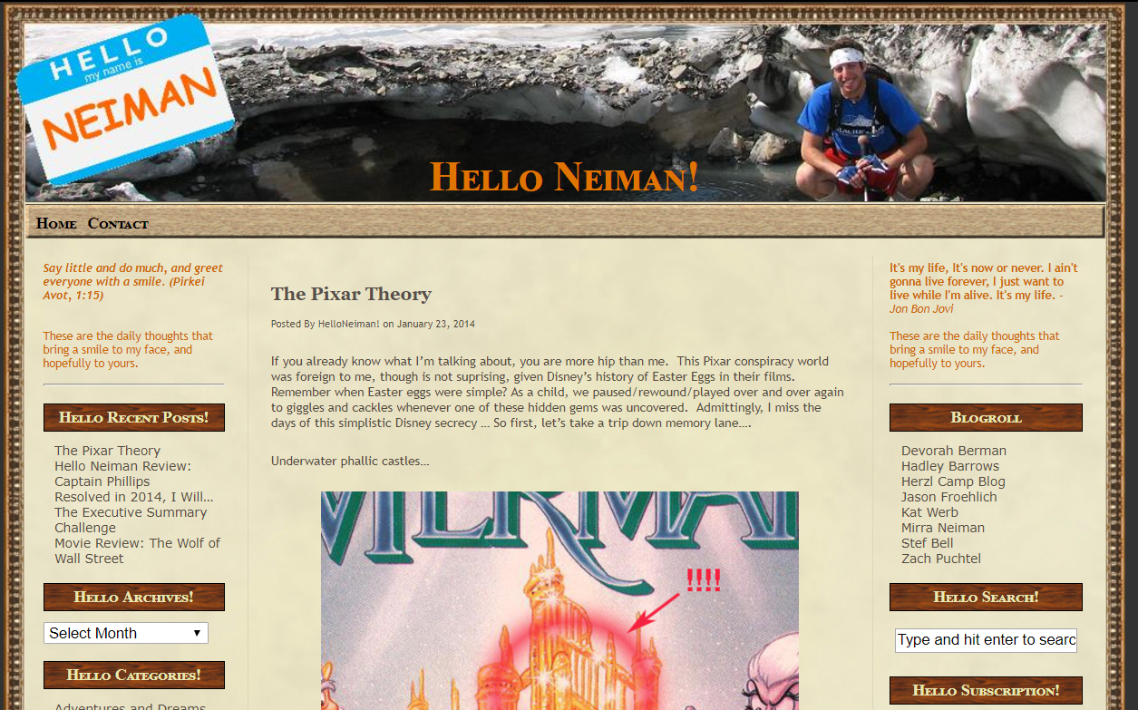 Archival of HelloNeiman 1.0 | Hello Neiman!